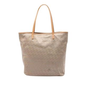 Fendi unisex, Pre-owned, Beige, Taille: ONE Size Sac cabas Pre-owned en toile
