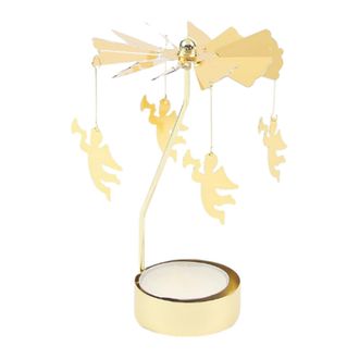 Generic Kerzen-Karussell, drehbarer Kerzenhalter aus Metall, schwenkbare Verbindungen, 13 x 8,9 cm Karussell, breites Einsatzspektrum f&uuml;r Haus, Bankett, Hotel