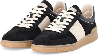 Valentino Garavani Low-Top Sneaker - Sneaker aus Veloursleder - Gr. 40 (EU) - in Schwarz - f&uuml;r Damen