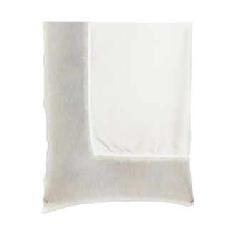 Avant Toi Femme, Accessoires, Multicolore, Taille: ONE Size Foulard Double Bicolore avec Bords Effiloch&eacute;s 110x110