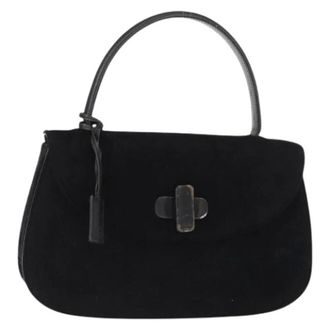 Gucci Sac &agrave; main en daim Pre-owned - Femme - Pre-owned - Noir - Taille: ONE Size
