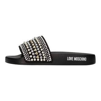 Love Moschino Femme, Chaussures, Noir, Taille: 36 EU Pool Slide
