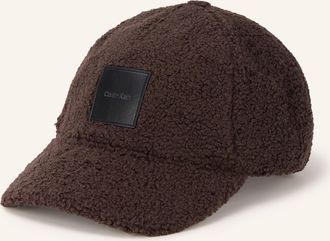 Calvin Klein Teddyfell-Cap braun