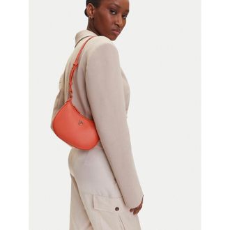 Pinko Handtasche PINKO Half Moon Baby PE 25 PLTT 103538 A0F1 Korallenfarben