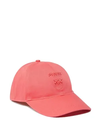 Pinko casquette &agrave; logo brod&eacute; - Rose