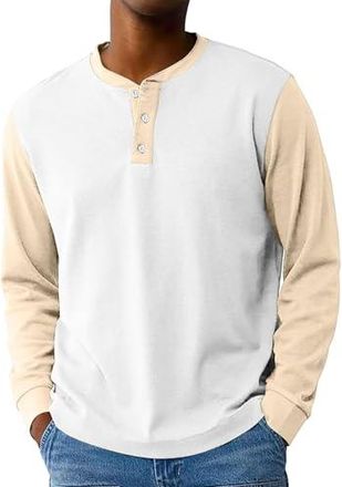 Generic Polo tendance pour homme, coupe classique, v&ecirc;tement de travail d&eacute;contract&eacute;, chemise boutonn&eacute;e, l&eacute;ger et respirant, tuniques de vacances, bleu marine, 