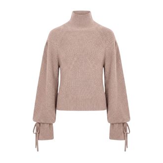 Ulla Johnson Camille Strick-Rollkragenpullover - - Knitwear - Damen - Beige - L