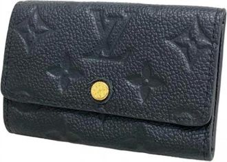 Louis Vuitton unisex, Pre-owned, Noir, Taille: ONE Size Porte-cl&eacute;s en tissu Pre-owned