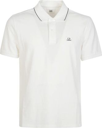 C.P. Company C.p. Company, Homme, Tops, Blanc, Taille: 2XL Polo