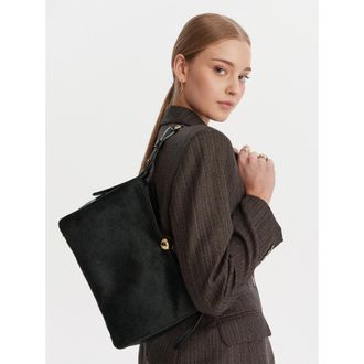 Furla Handtasche Furla Sfera Soft M WB01403 BX4461 IT O6000 Schwarz