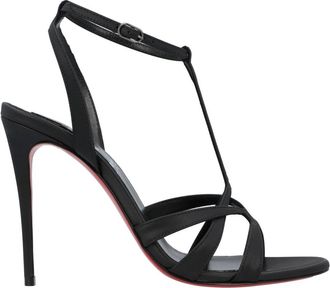 Christian Louboutin Femme, Chaussures, Noir, Taille: 38 1/2 EU Tangueva 100 Sandales