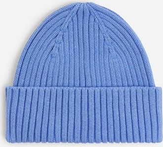 Arket Rippstrickm&uuml;tze -Blau
