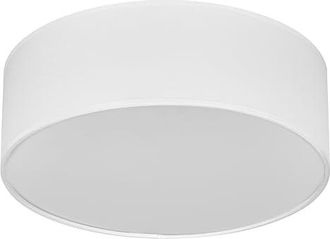 Osram ORBIS PARIS Deckenleuchte 300mm, wei&szlig;, E27-Sockel, kann mit smarter Lampe best&uuml;ckt werden, hochwertiges, modernes Design, mit Stoffschirm, geeignet f&uuml;