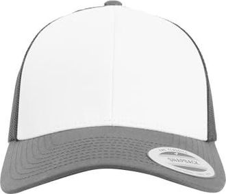 Flexfit Mixte Retro Trucker Colored Front Darkgrey/White/Darkgrey One Size Casquette, Gris fonc&eacute;/Blanc, Taille Unique EU