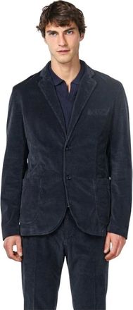 Mason's Tiziano Blazer - Homme - Vestes - Bleu - Taille: L