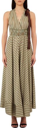 Liu Jo Femme, Robes, Vert, Taille: 40 FR Maxi Dress
