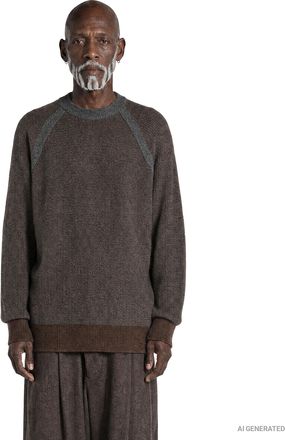 Ziggy Chen Oversized Raglan Sweater