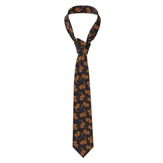 Generic Cravate &Eacute;cailles Abstraites De Dragon Noires Fantaisie Classique Men Tie &Eacute;l&eacute;gant Cravates Homme Pour Affaires F&ecirc;te Remise De Dipl&ocirc;me