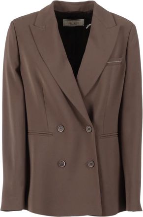 PESERICO Femme, Vestes, Brun, Taille: 38 FR Blazer
