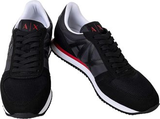 A|X Armani Exchange Low-Top Sneaker - Armani Exchange AX ARMANI EXCHANGE Herren Sneaker - Gr. 41 (EU) - in Schwarz - f&uuml;r Damen