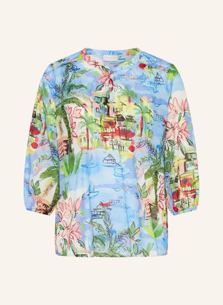 Milano Milano Italy Blusenshirt Mit 3/4-Arm blau