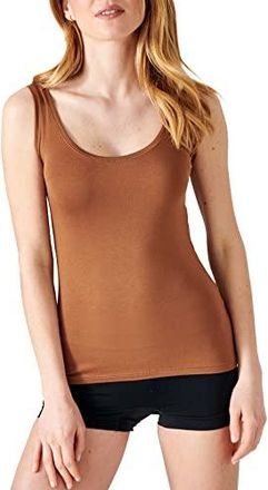 Damart Débardeur Thermolactyl Invisible Femme Marron Taille 42-44 (M)