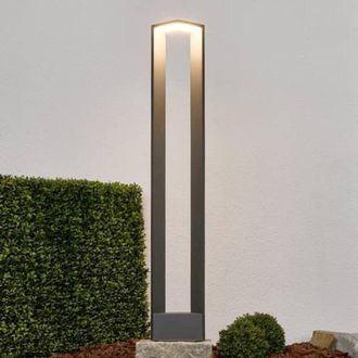 Lucande [GEBRAUCHT] B-Ware Lucande Wegeleuchte Au&szlig;enleuchte Led Weglampe Grafitgrau Aluminium 100 Cm