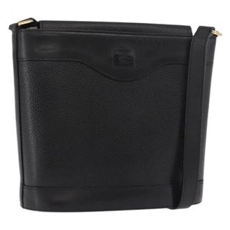 Burberry Sac bandouli&egrave;re en cuir Pre-owned - Femme - Pre-owned - Noir - Taille: ONE Size