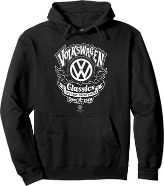 Volkswagen Flammendes VW-Biker-Logo von Volkswagen Pullover Hoodie