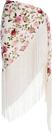 Alice & Olivia Femme, Accessoires, Blanc, Taille: ONE Size Mesha Shawl