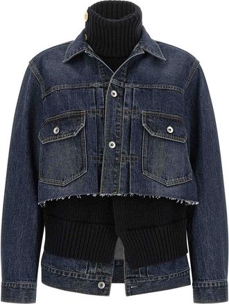 sacai Casualjacke - Blau