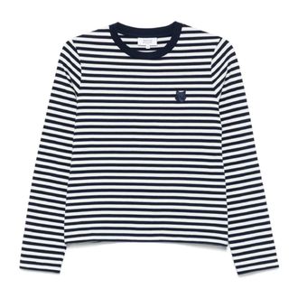 Maison Kitsun&eacute; Mutiges Fox Head Patch T-shirt - - Tops - Damen - Mehrfarbig - L