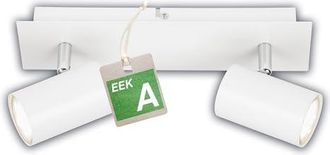 Briloner EEK A LED Deckenlampe schwenkbar, 3000K warmweiß, je 2W, je 450 Lumen, ca. 50.000h Licht, Deckenleuchte, Deckenstrahler, Wohnzimmerlampe, Schlafzimmer