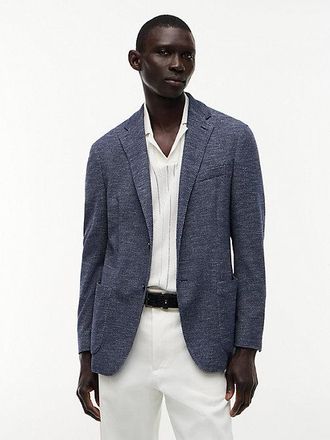 Tommy Hilfiger Blazer TH Flex en jersey &agrave; boutonnage droit