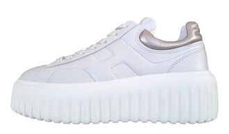 Hogan Chaussures de sport pour femme H-Stripes HXW6450FC60KU00GAN Ivoire et Or, ivoire (ral 1013), 39 EU