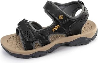 Isotoner Sandales homme très confortables, et faciles a enfiler, 44 EU, gris