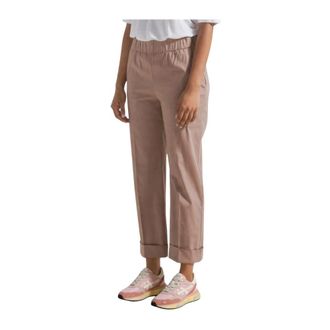 Deha Deha, Femme, Pantalons, Brun, Taille: 40 FR Basic W Straight Pantalons