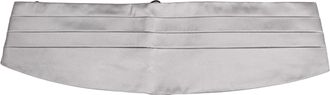 Dolce & Gabbana Gray Men Silk Belt Waist Cummerbund