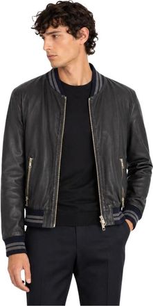 Dolce & Gabbana Homme, Vestes, Noir, Taille: XS Blousons aviateur