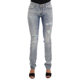 Versace Jeans Couture Damen, Jeans, Grau, W26Gr&ouml;&szlig;e