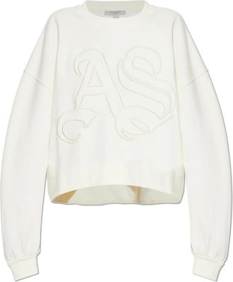 AllSaints Femme, Sweatshirts et sweats &agrave; capuche, Beige, Taille: 42 FR Lila SweaT-shirt