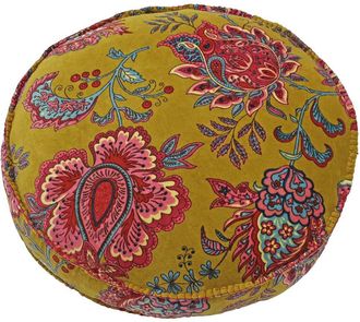 Riva Paoletti Malisa 50X12 RD C/CASE CUR, Baumwolle, Lemon Curry, 50x12cm