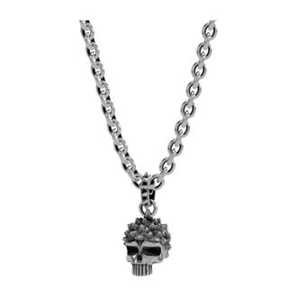 John Richmond Nieten Sch&auml;del Halskette - - Accessories - Damen - Grau - ONE SIZE