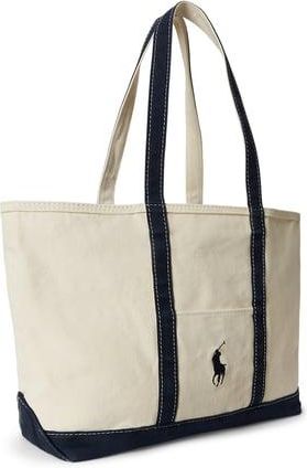 Polo Ralph Lauren Sac cabas &agrave; logo en coton