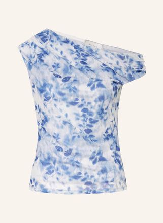 Neo Noir Neo Noir One-Shoulder-Top Peri Aus Mesh blau