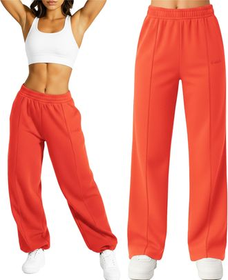 Smilodox Jogginghose Damen Siara, Bequeme & stylische Freizeithose mit elastischem Bund und Seitentaschen, Trainingshose mit verstellbarem Beinabschluss im Ove