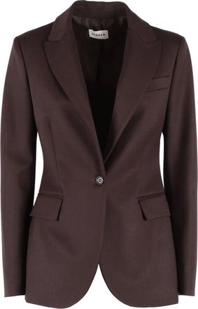 P.A.R.O.S.H. P.a.r.o.s.h., Femme, Vestes, Brun, Taille: 42 FR Giacca Monopetto