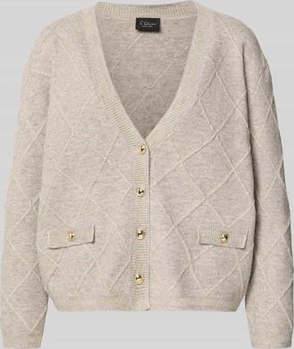 s.Oliver Black Label Cardigan mit Zierkn&ouml;pfen