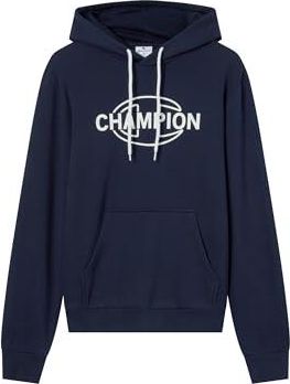 Champion Legacy Men Sweat à Capuche, Bleu, XL Homme