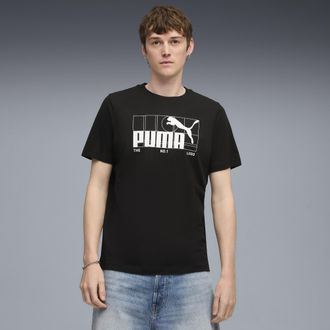 Puma Graphic No.1 Logo T-Shirt Herren, Kleidung, Schwarz, XXL